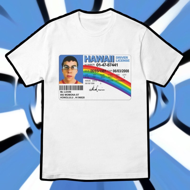 Mclovin Superbad Shirt Funny Shirt Rave Outfit Hawaii Nerd - Etsy