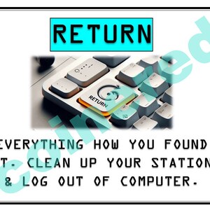 Computer Lab Rules Poster Set: Classroom Decor (digital Download) - Etsy