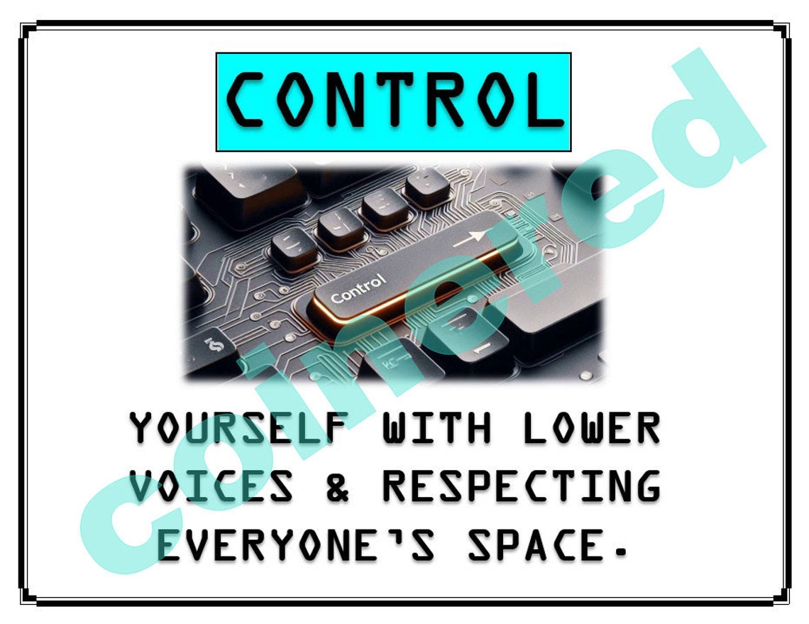 Computer Lab Rules Poster Set: Classroom Decor (digital Download) - Etsy