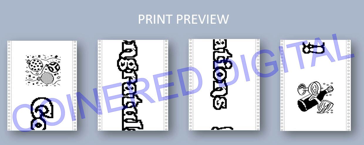 HAPPY BIRTHDAY !! CONGRATULATIONS !! Printable Banner Vintage Retro 80 ...