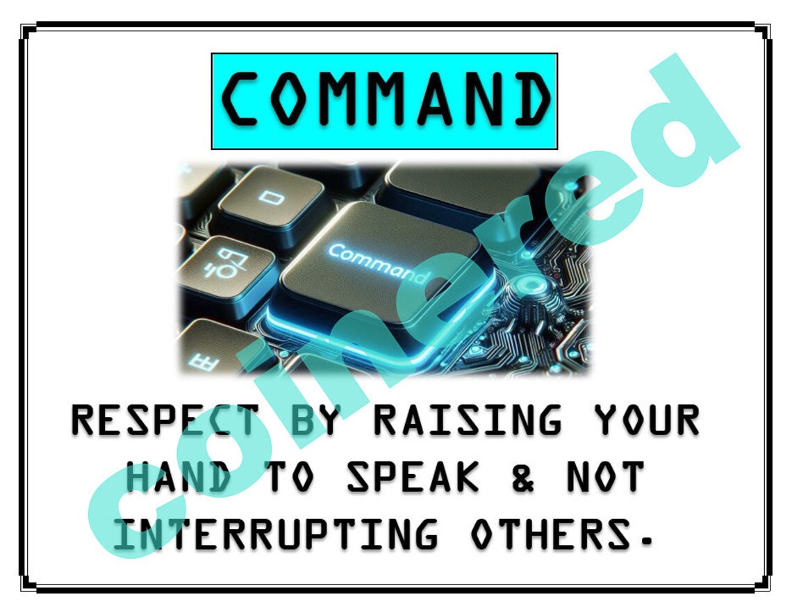 Computer Lab Rules Poster Set: Classroom Decor (digital Download) - Etsy