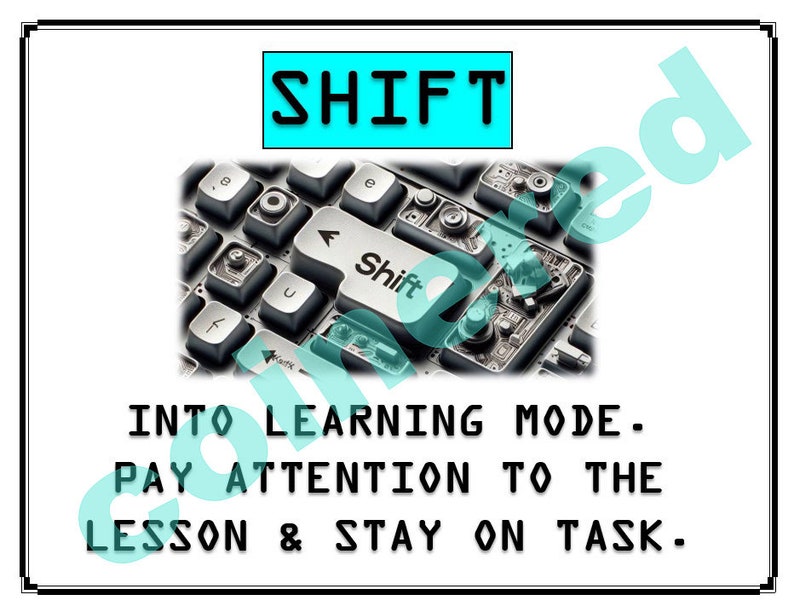 Computer Lab Rules Poster Set: Classroom Decor (digital Download) - Etsy