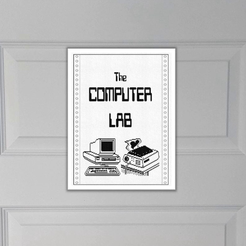 Computer Lab Poster Set, Classroom Decor, Set of 7 Computers Class ...