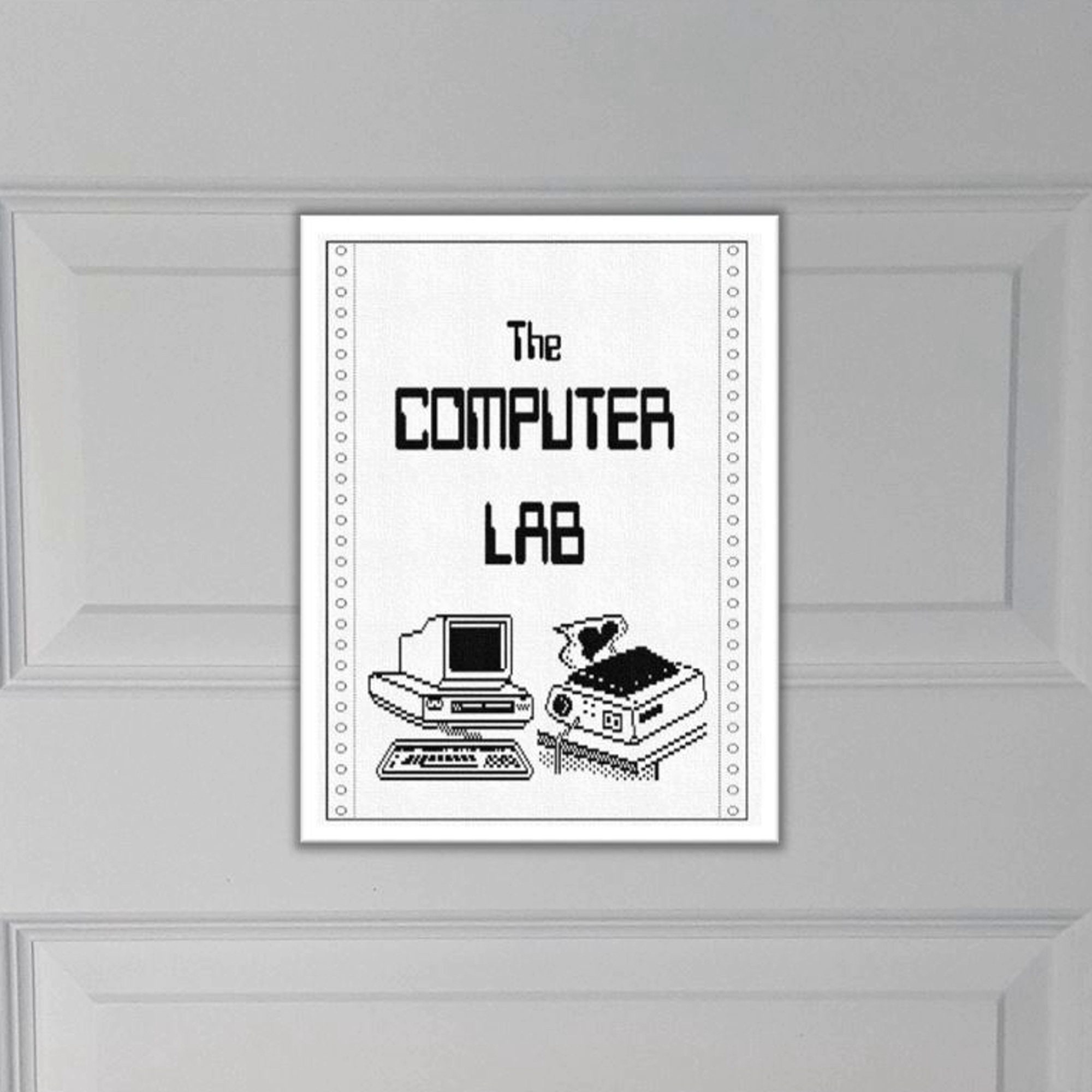 Computer Lab Rules Poster Set: Retro Classroom Decor (digital Download ...