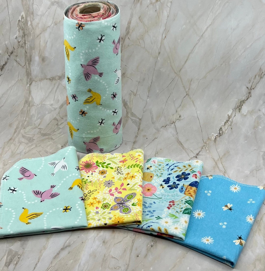 Paperless Paper Towels Set, Reusable All Purpose Kitchen Towels, Eco ...