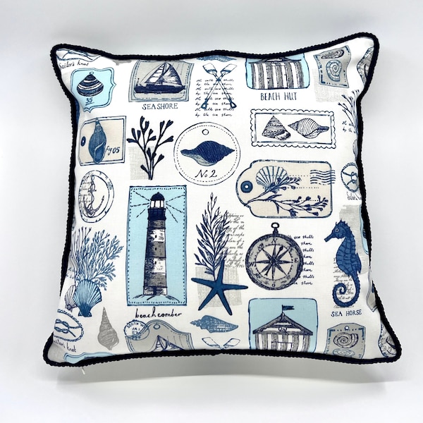 Beach Themed Pillow - Etsy