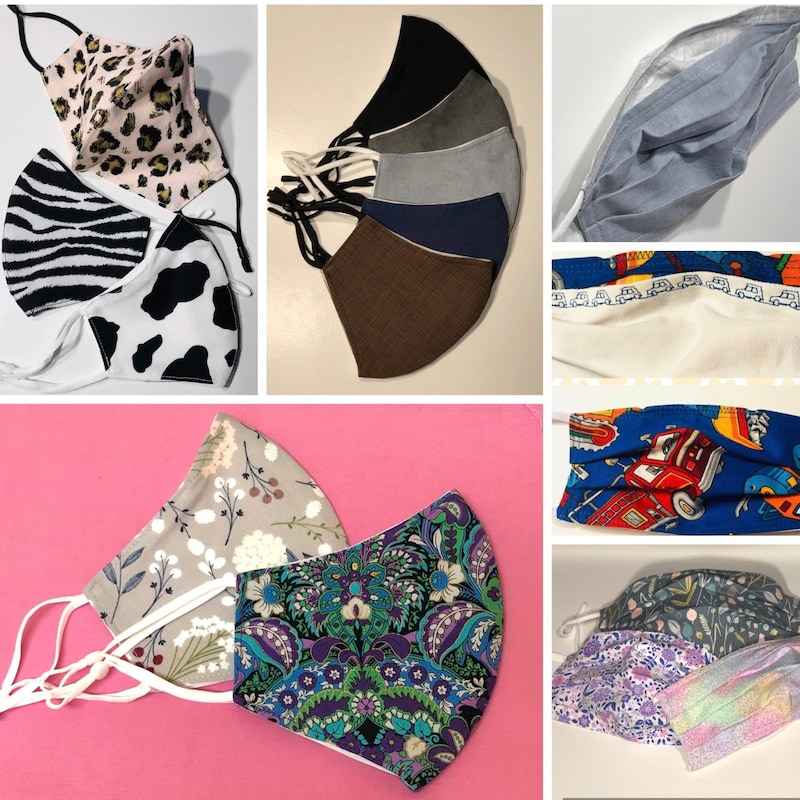 Mask With Nose Wire - Etsy