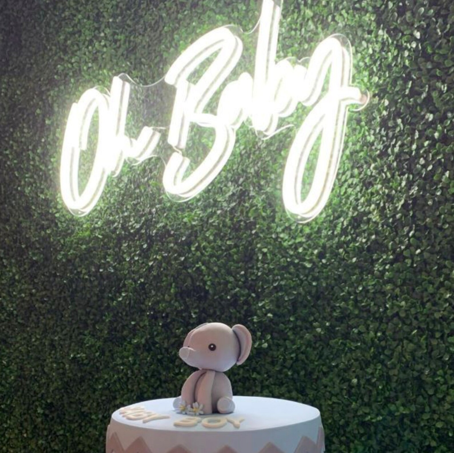 Oh Baby LED Neon Sign, Led Neon Light for Baby Shower / Nursery Decor ...