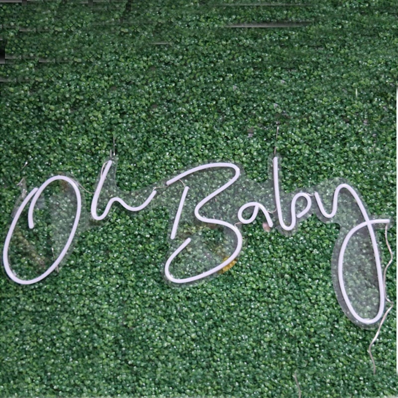 Oh Baby LED Neon Sign, Led Neon Light for Baby Shower / Nursery Decor ...