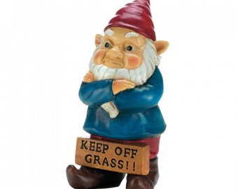 Grumpy Garden Gnome - Etsy