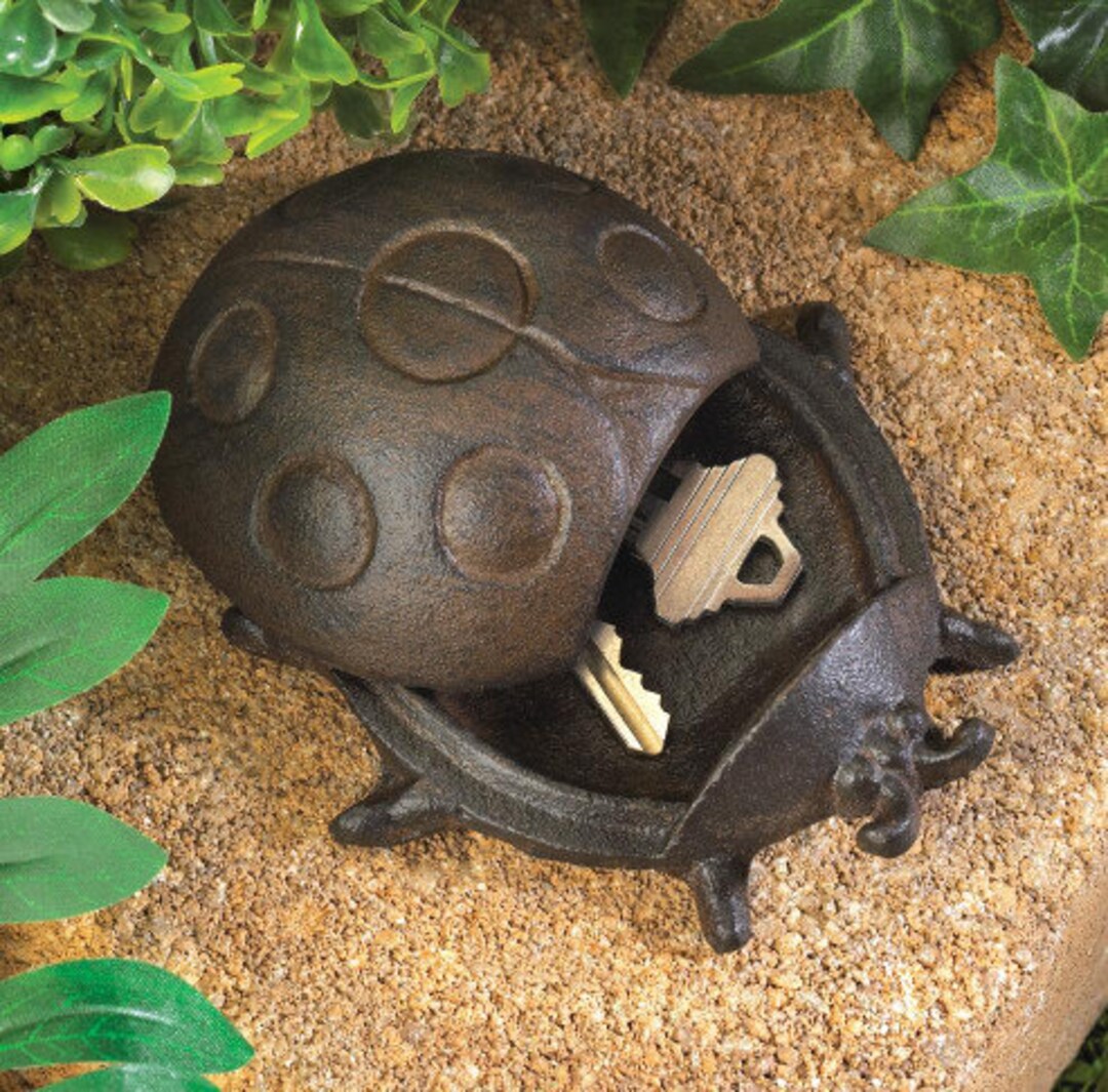 Ladybug Key Hider / Key Hider / Garden Decor / Garden / Yard Decor ...