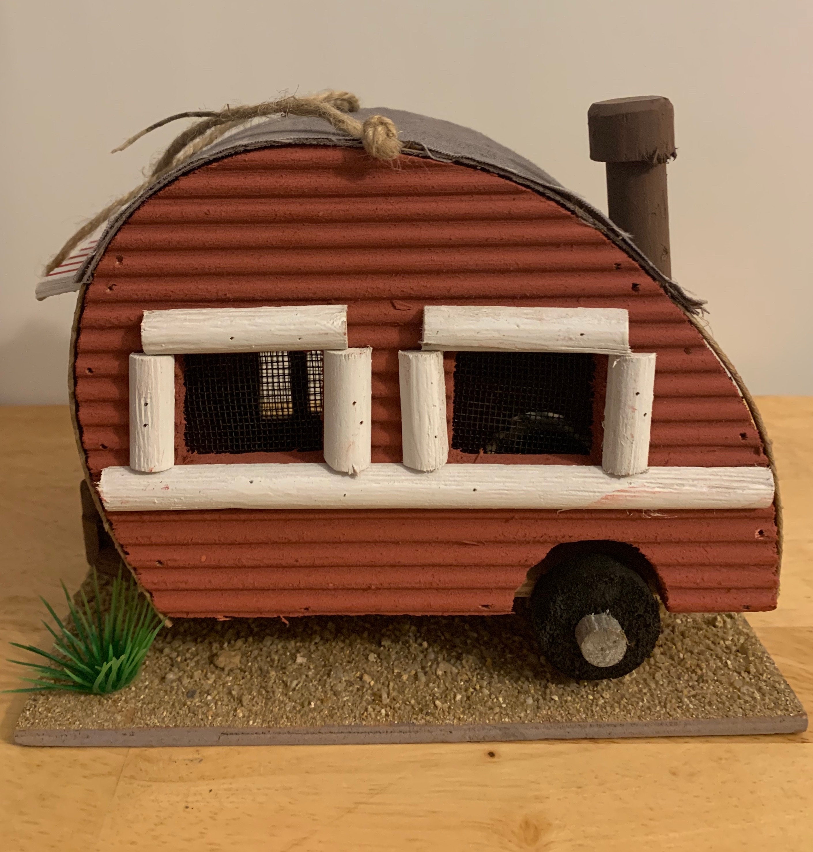 Wood Vintage Trailer Birdhouse / Birdhouse / Birdhouses / Birds ...