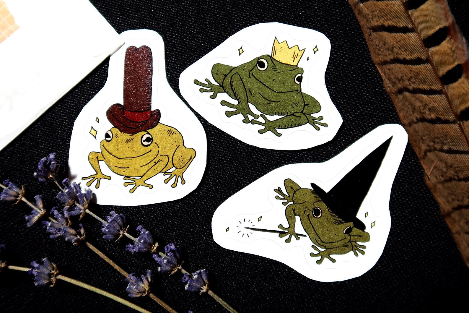 The Council of Frogs Vinyl Sticker Pack | Etsy