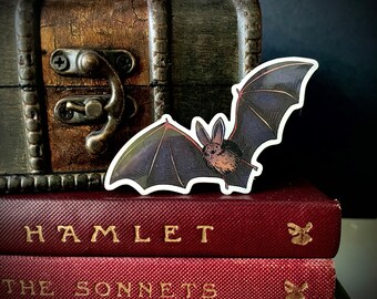 Vampire Bat suck It 3 Inch Vinyl Sticker Kawaii Purple Bat Halloween ...