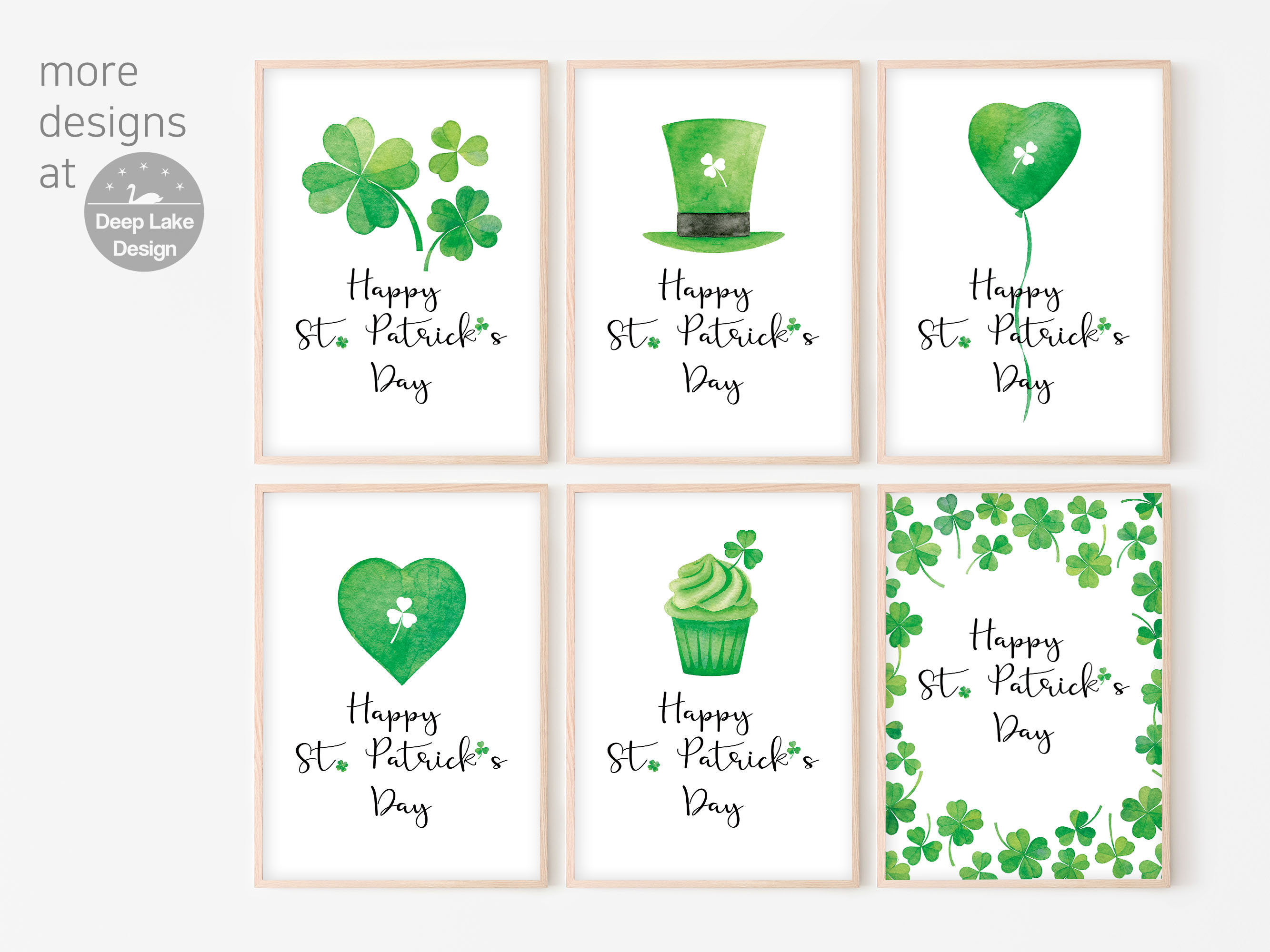 St Patricks Day Wall Art Printable | St Patricks Day Sign Poster sold ...