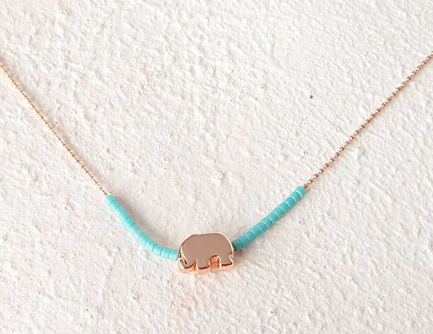 Rose Gold Layering Necklace Set Rose Gold Chain Necklace | Etsy