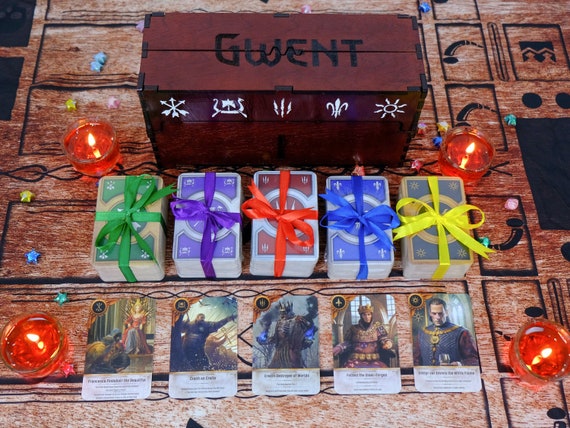 The Witcher Gwent Card Collectible Full Set 5 Decks Total 512 - Etsy