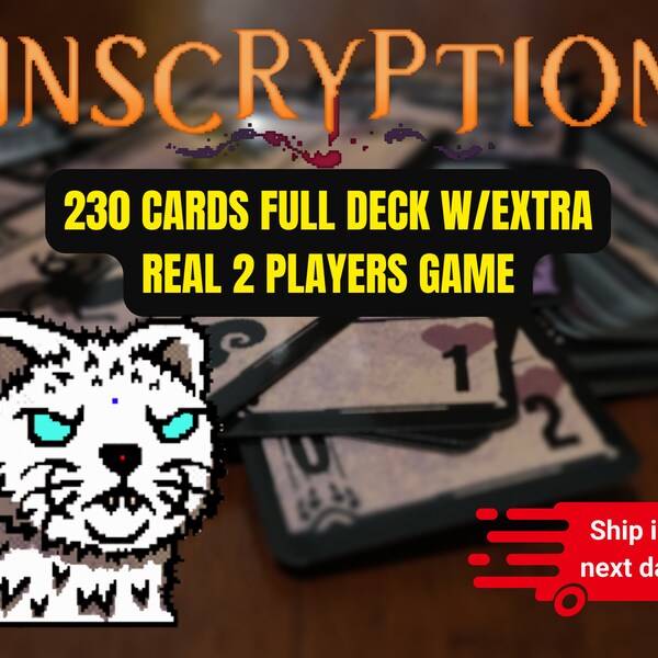 Inscryption Card Game - Etsy
