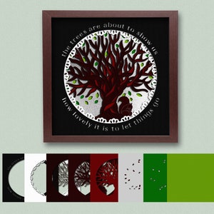 Tree 3d Layered Svg,tree Paper Art,tree Paper Cut,svg,tree Design ...