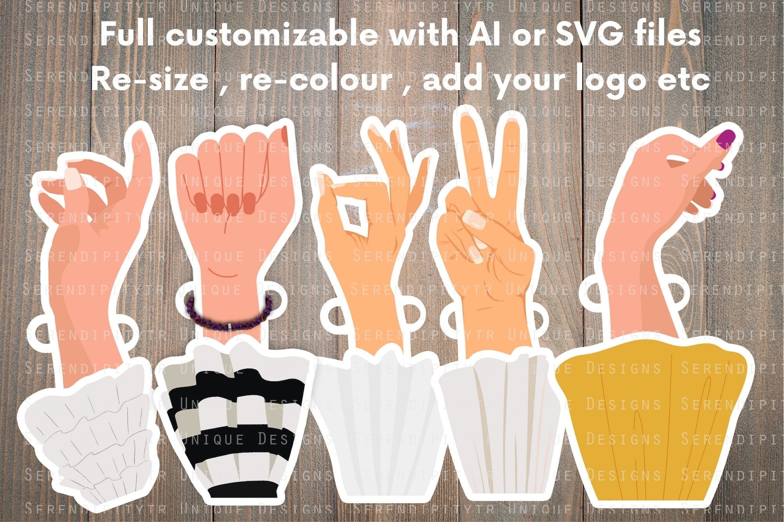 Unique printable Bracelet Card custom Jewelry Display - Etsy