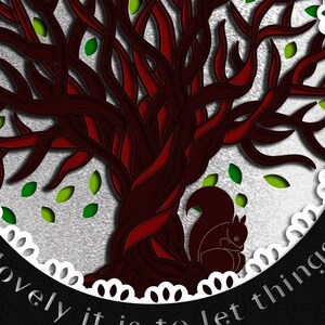 Tree 3d Layered Svg,tree Paper Art,tree Paper Cut,svg,tree Design ...