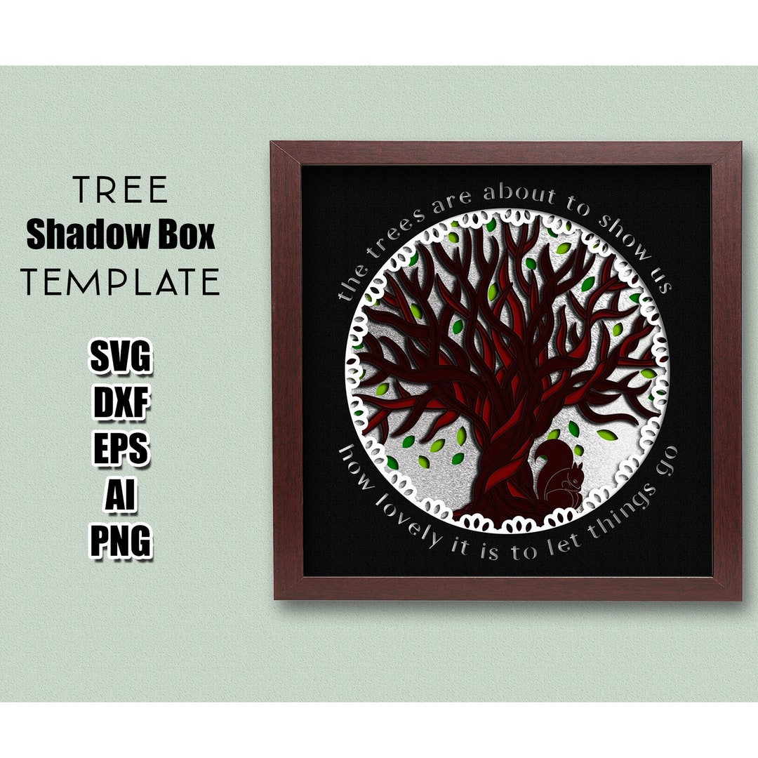 Tree 3d Layered Svg,tree Paper Art,tree Paper Cut,svg,tree Design ...