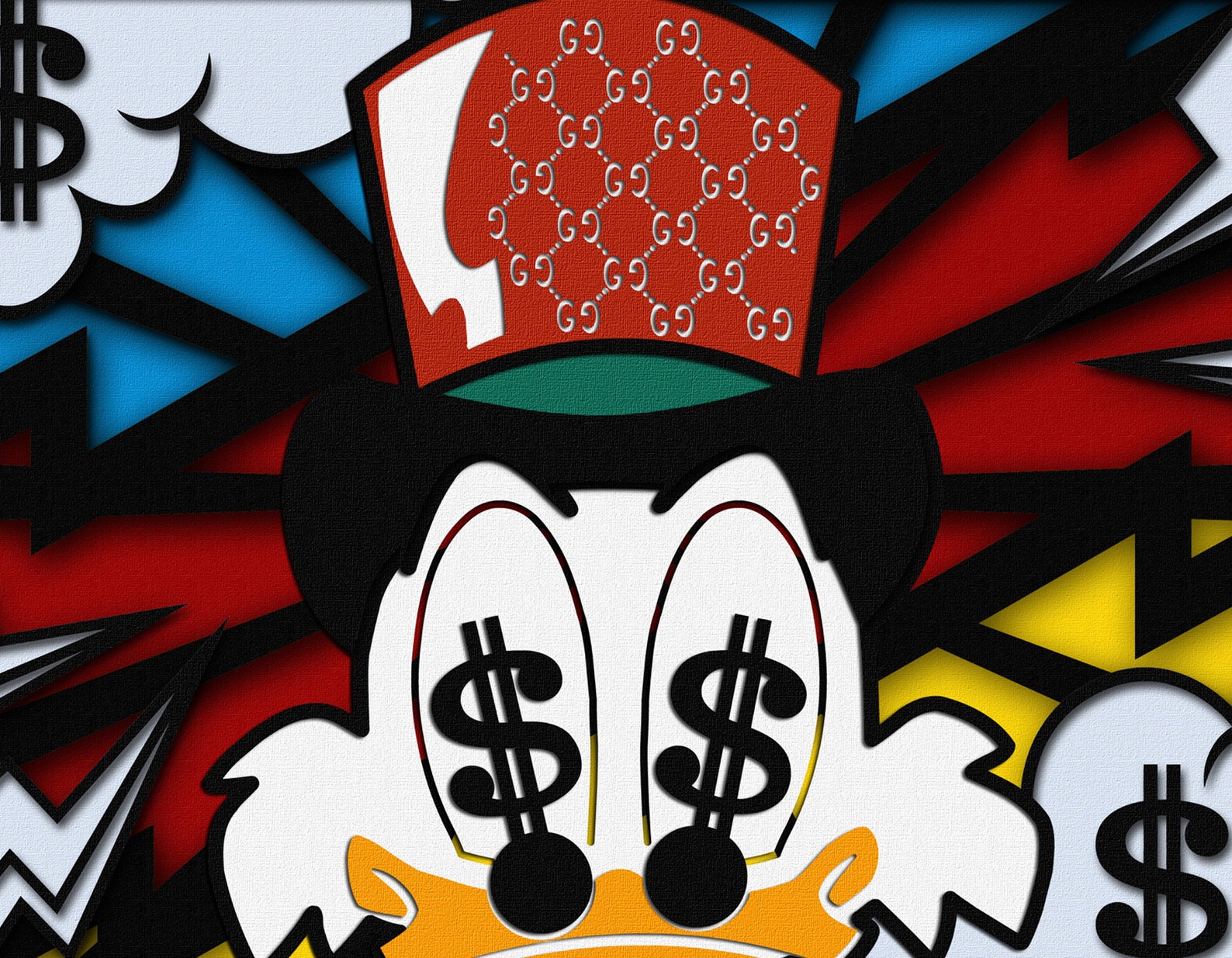Scrooge Mcduck Svg,disneyland 3d Layered Svg,3d Layered Svg,shadow Box ...