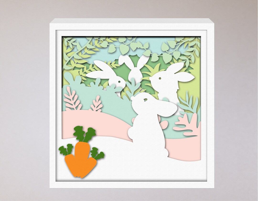 Shadow Box for Kids3d Layered Svg3d Layered Paper Template - Etsy