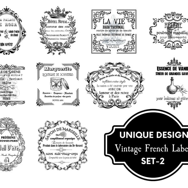 French Label - Etsy