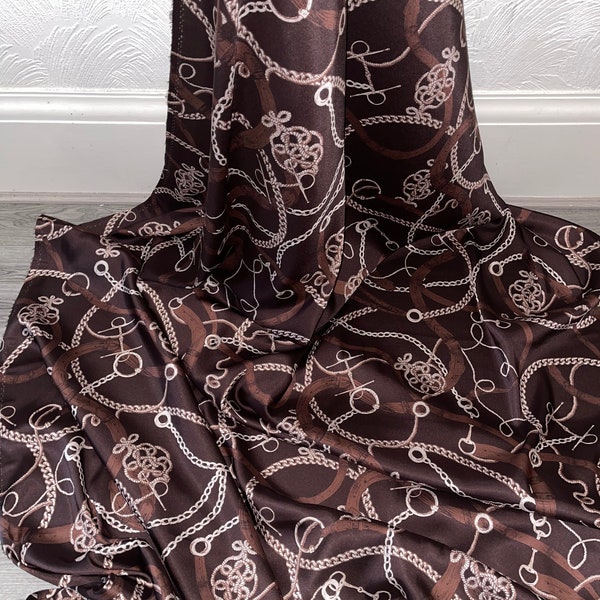 Chain Print Fabric - Etsy