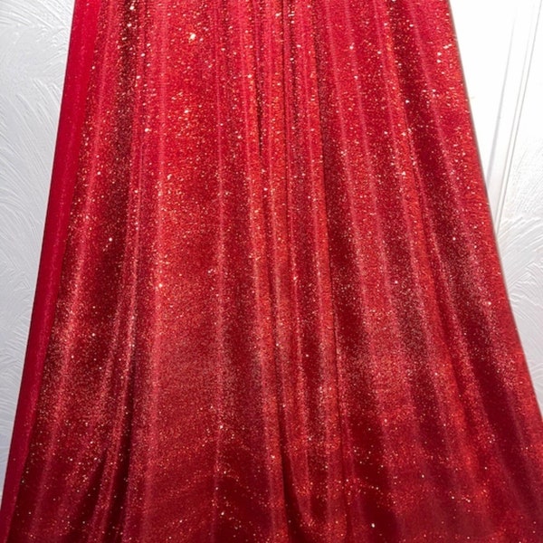 Bright Red Fabric - Etsy