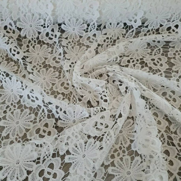 Lace Fabric - Etsy UK
