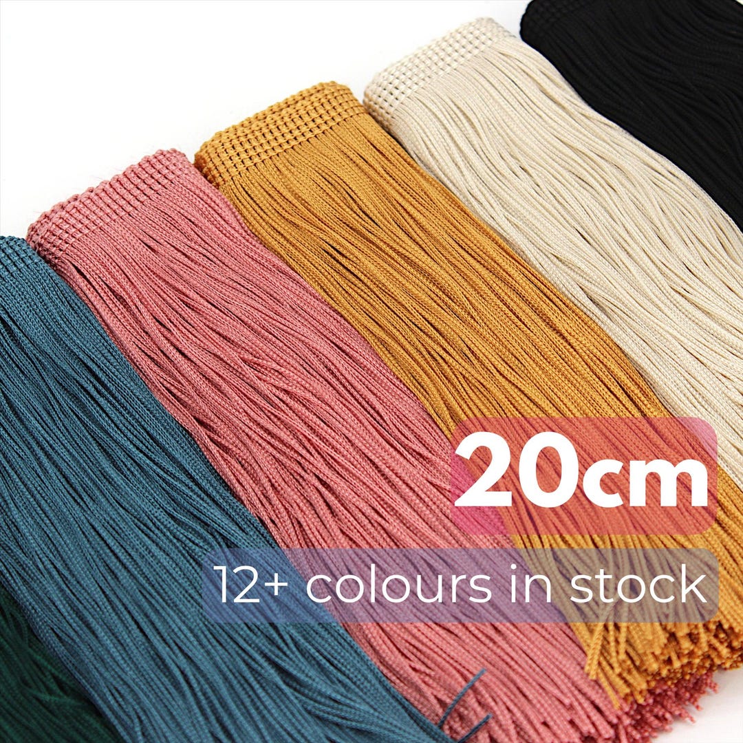 Chainette Cut Fringe - Acetate 9540-20cm - Etsy Australia