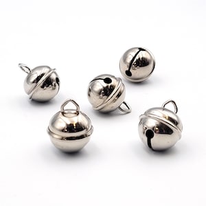 Round Metal Jingle Bells X 100 7053-100 - Etsy