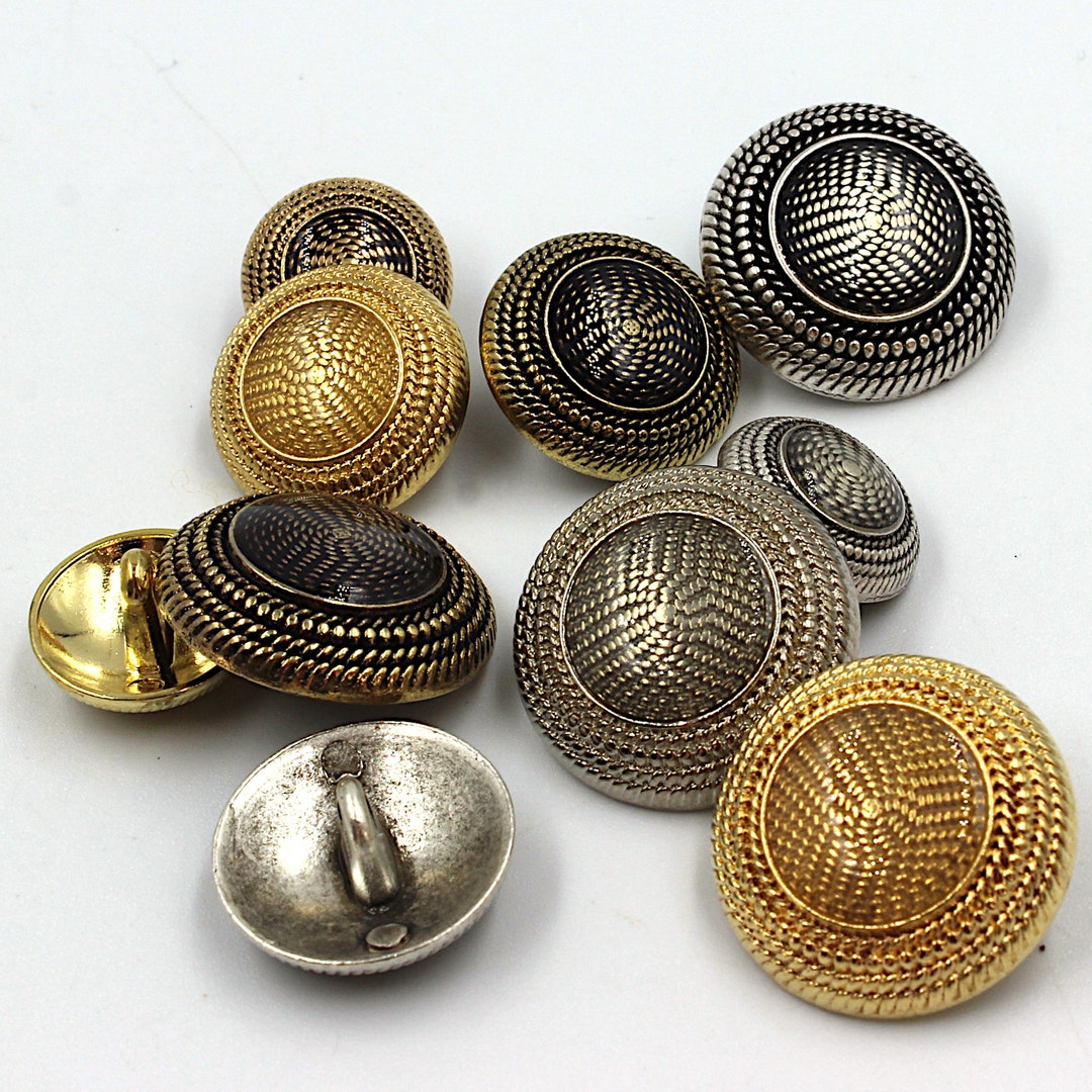 Metal Dome Button With Clear Acrylic Top 4393 - Etsy