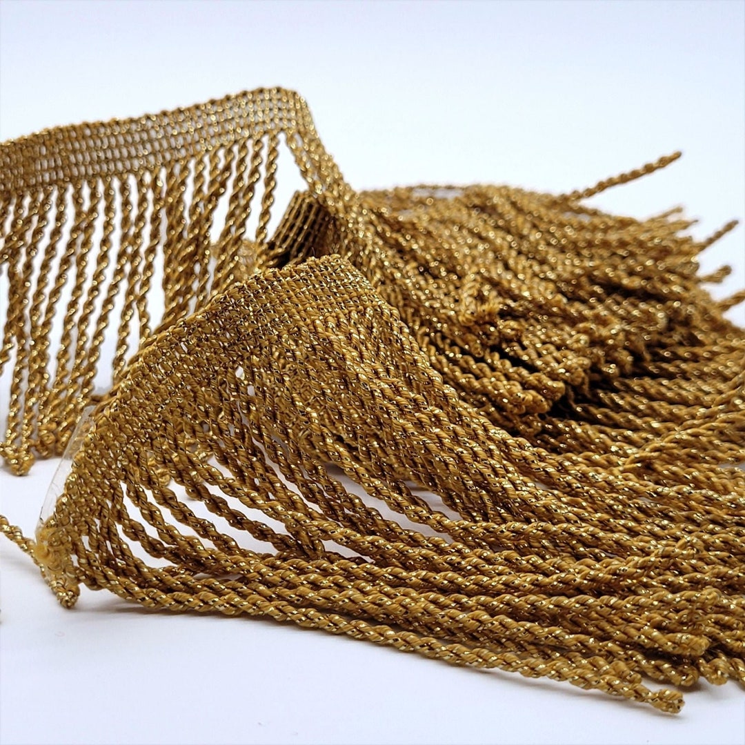 Fine Metallic Gold Bullion Fringe 5503 - Etsy