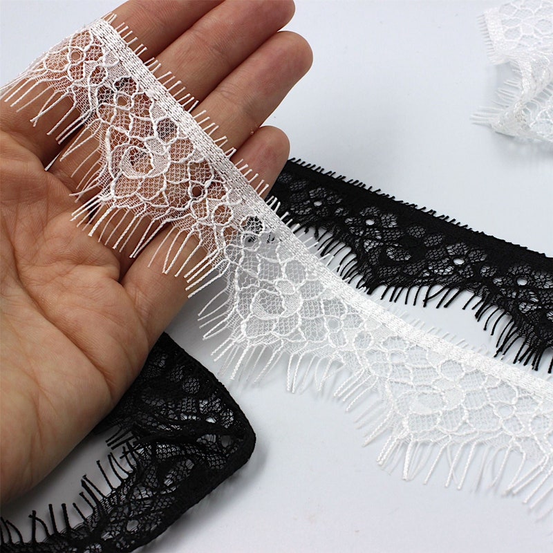 Eyelash Lace Fabric Trim - Etsy UK