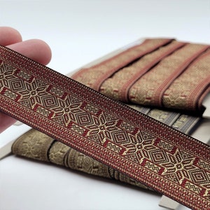 Nordic Snowflake Patterned Braid 32mm 5495 - Etsy