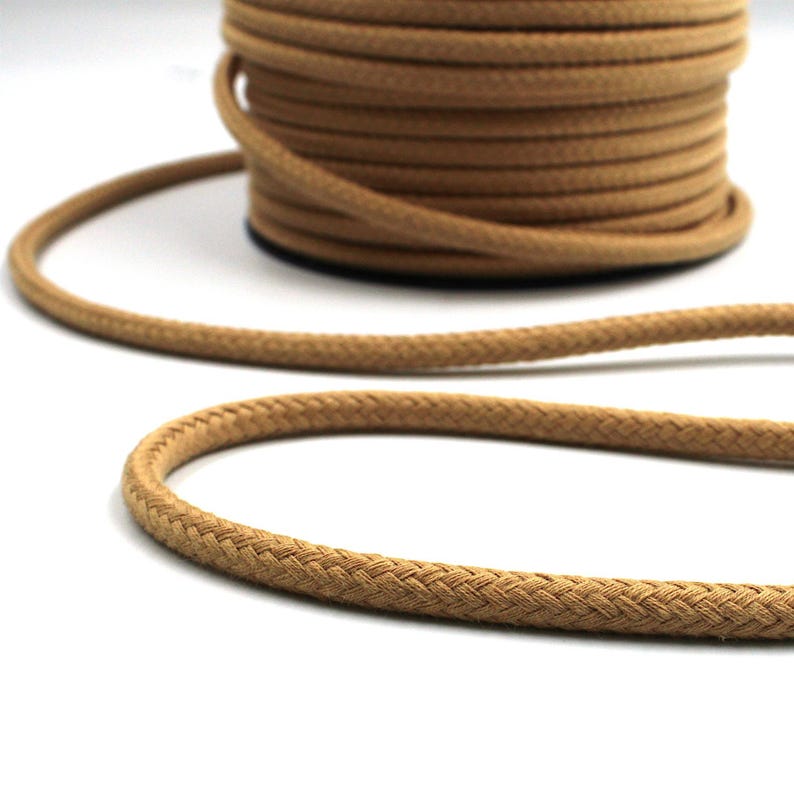 Cotton Braided Drawstring Cord - 6mm - by the Metre - 5569 - Etsy UK