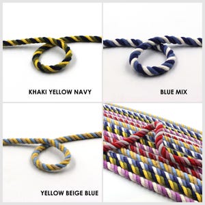 Multi-coloured Twisted Cord 5524 - Etsy