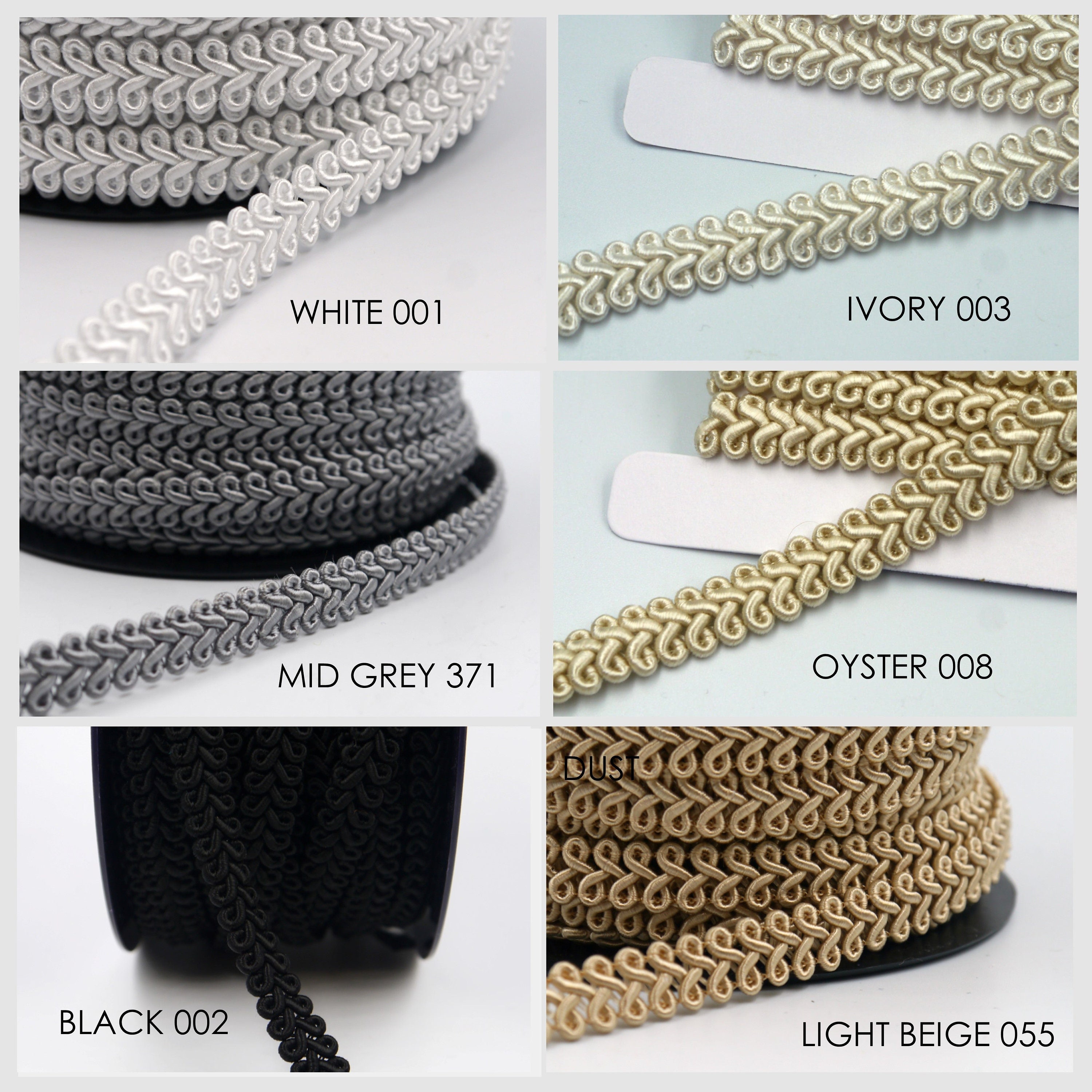 Gimp Braid in 'feather' Design 12mm 9893 - Etsy