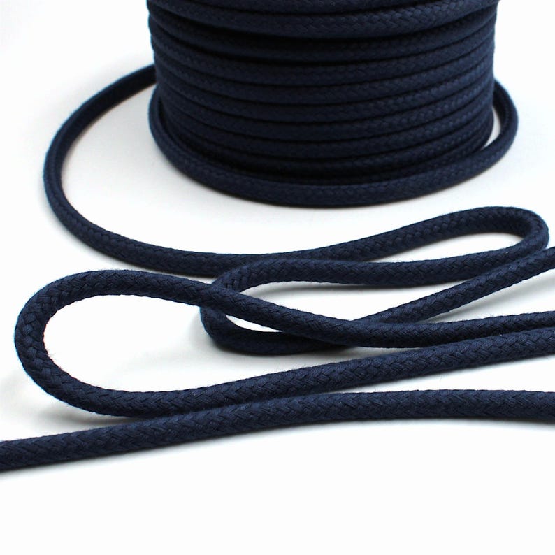Cotton Braided Drawstring Cord - 6mm - by the Metre - 5569 - Etsy
