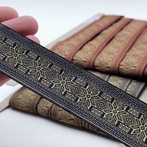 Nordic Snowflake Patterned Braid 32mm 5495 - Etsy