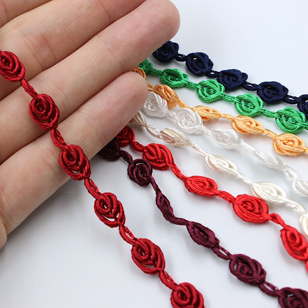 Flower Gimp Braid 9mm 8518 - Etsy
