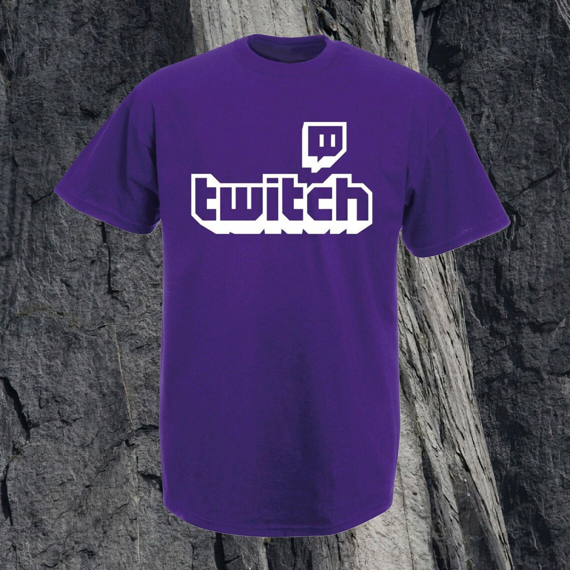 Twitch TV T-shirt Purple Gaming Top Gamer Tee Fathers Day | Etsy