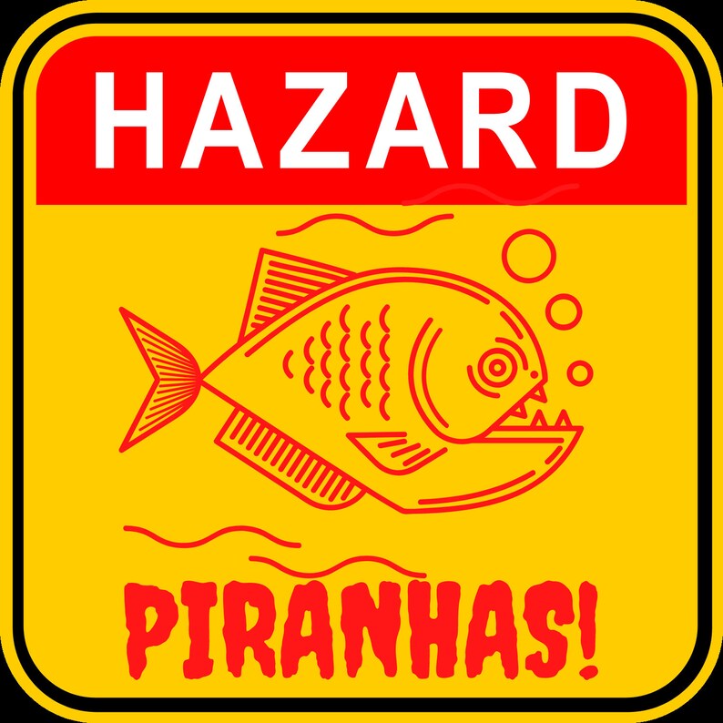 Piranha SVG for Piranha Hobbyists, Piranha SVG Stickers for Piranha ...