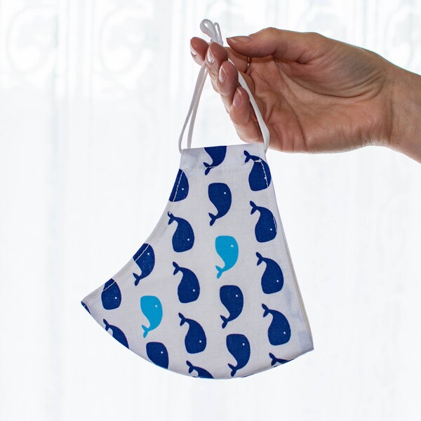 Blue Whale Mask - Etsy