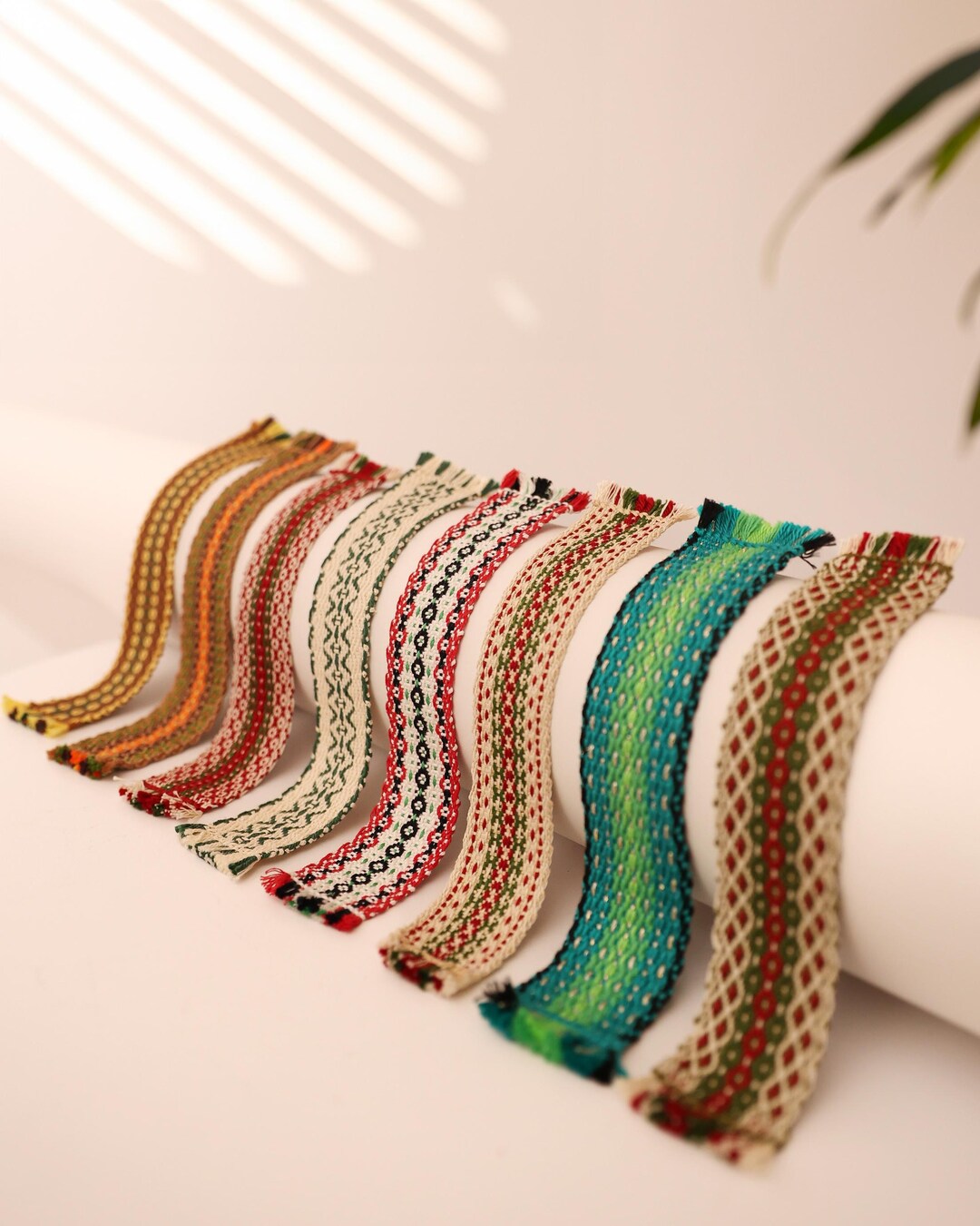 Handwoven Cotton Bookmark I Weaving Bookmark for Book Readers I Textile ...