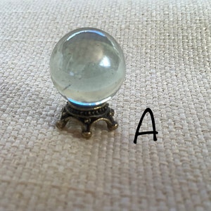 Miniature 12th Scale Crystal Ball, Dollhouse Fortune Teller - Etsy