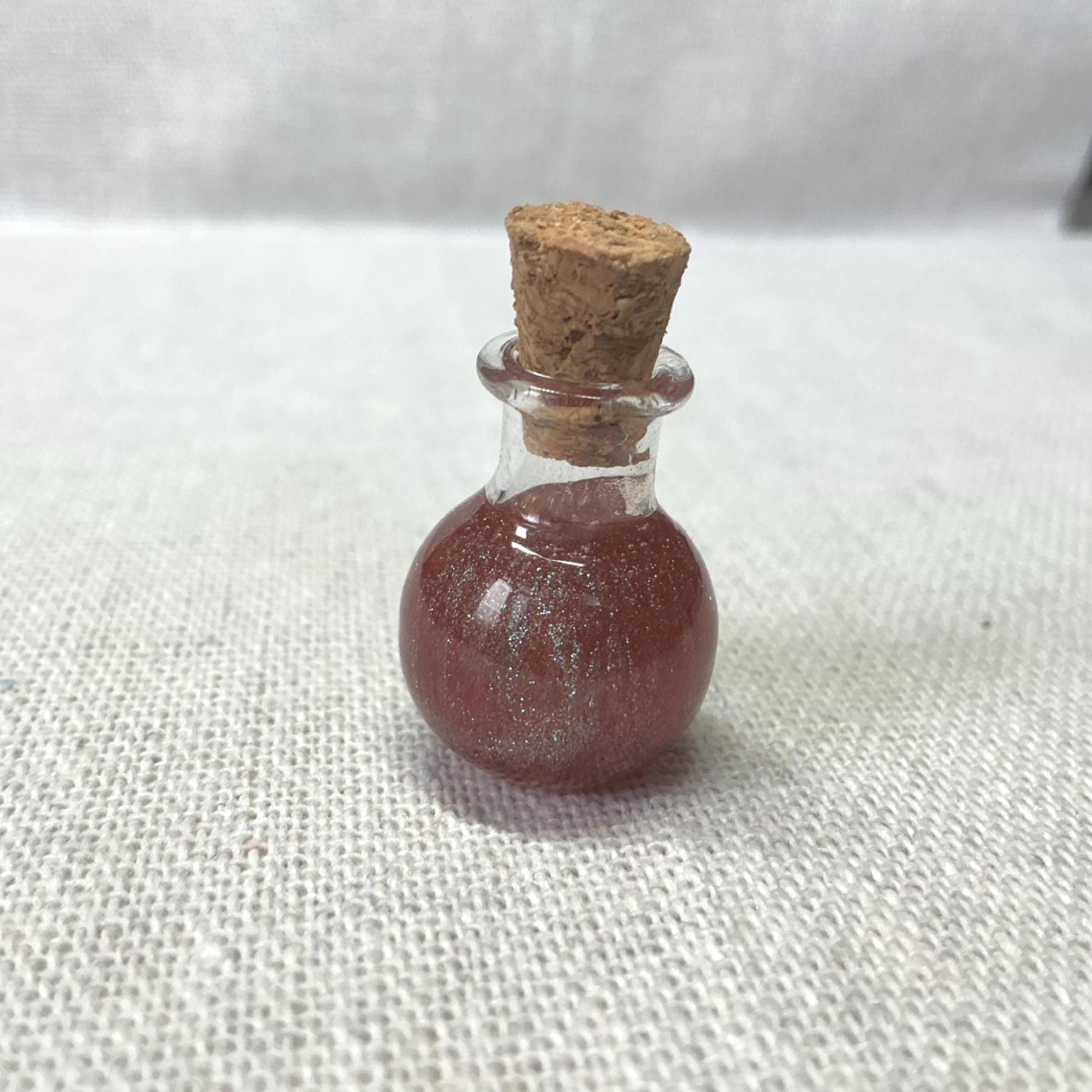 Miniature Bottles of Spells, Dollhouse Witches Accessories, Halloween ...